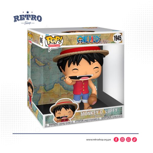 Funko Pop! One Piece: Monkey D. Luffy with Meat Jumbo 1945 – Retroshop